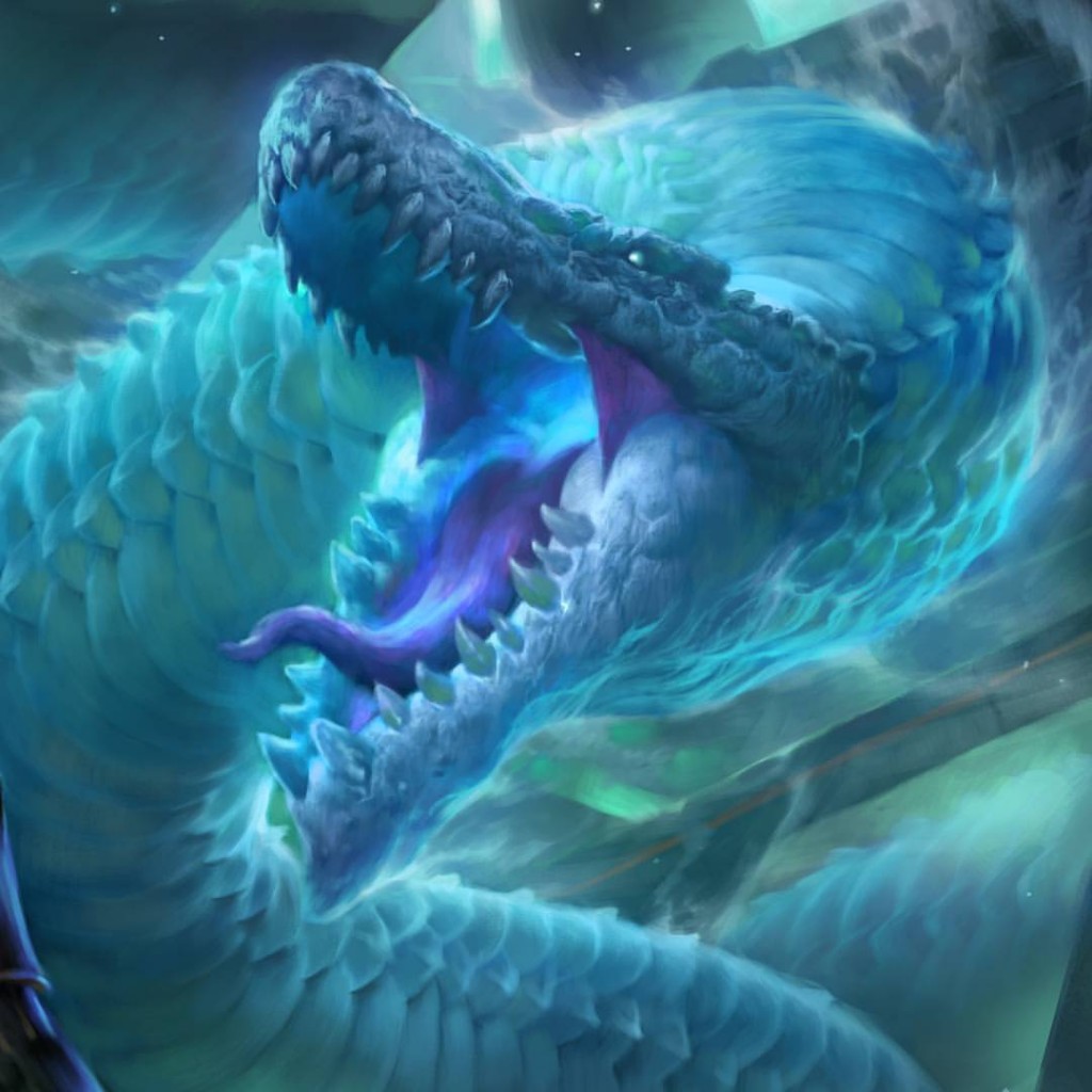 Cryptic Serpent MtG Art from Amonkhet Set by Lius Lasahido - Art of ...