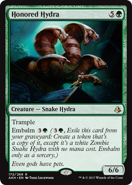 Honored Hydra MtG Art from Amonkhet Set by Todd Lockwood - Art of Magic ...