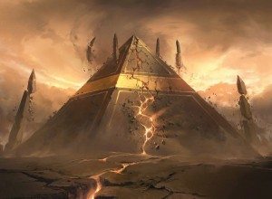 Sunset Pyramid MtG Art from Hour of Devastation Set by Jonas De Ro ...