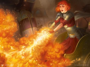 Inferno Jet MtG Art from Hour of Devastation Set by Jakus Kasper - Art ...