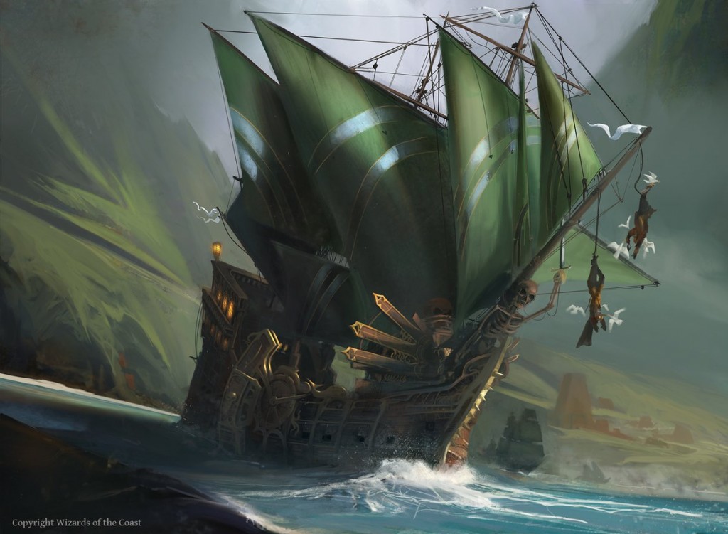 Fell Flagship MtG Art from Ixalan Set by Titus Lunter - Art of Magic ...