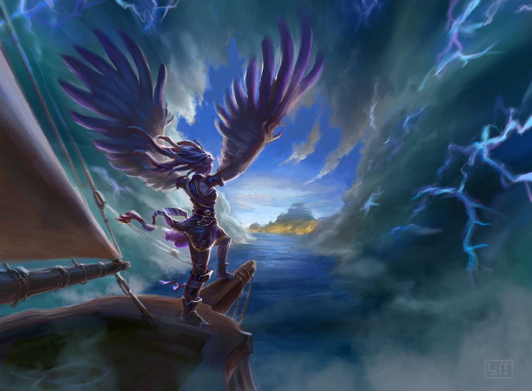 Lookout’s Dispersal MtG Art from Ixalan Set by Ryan Yee - Art of Magic ...
