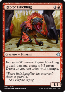 Raptor Hatchling MtG Art from Ixalan Set by Even Amundsen - Art of ...