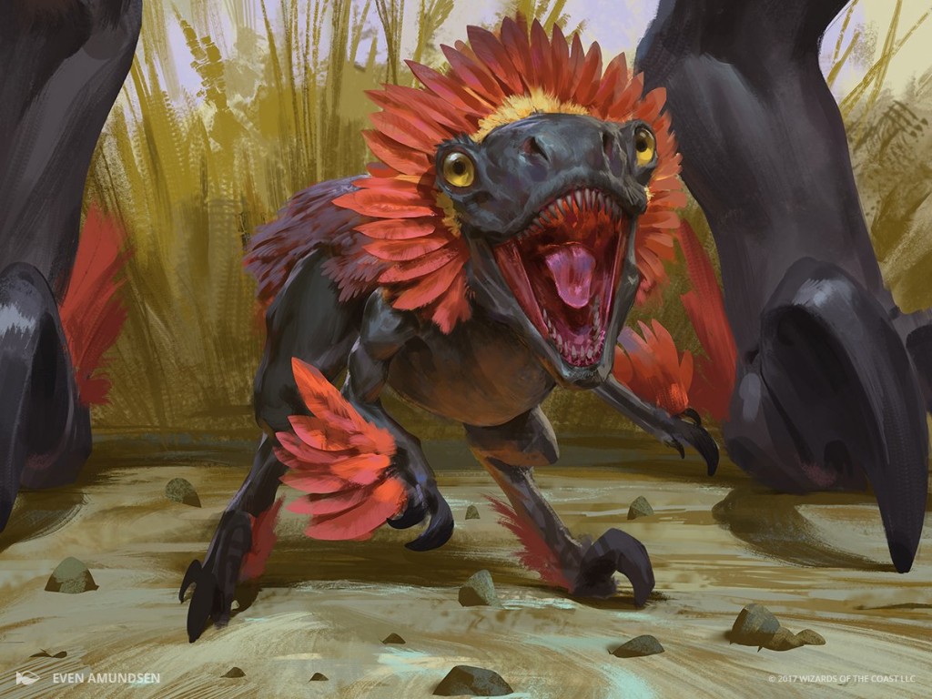 Raptor Hatchling MtG Art from Ixalan Set by Even Amundsen - Art of ...