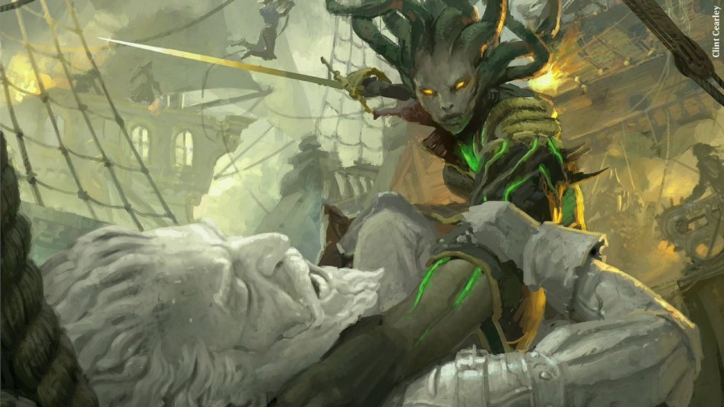 Vraska’s Contempt MtG Art from Ixalan Set by Clint Cearley - Art of ...