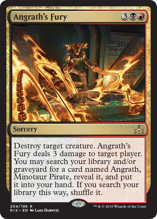 Angrath's Fury MtG Art from Rivals of Ixalan Set by Lake Hurwitz - Art ...
