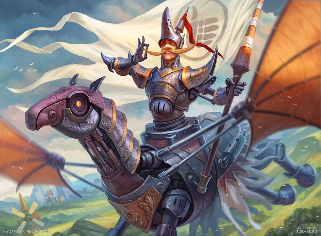 Chivalrous Chevalier MtG Art from Unstable Set by Dmitry Burmak - Art ...