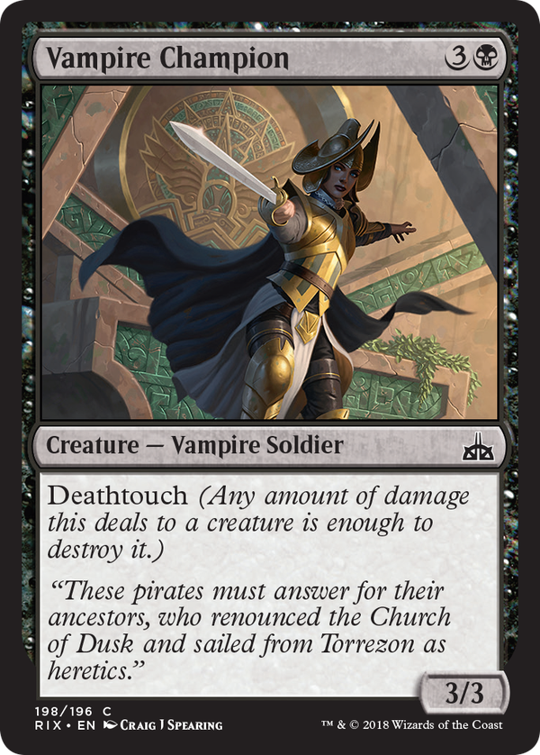 Vampire Champion MtG Art from Rivals of Ixalan Set by Craig J. Spearing ...