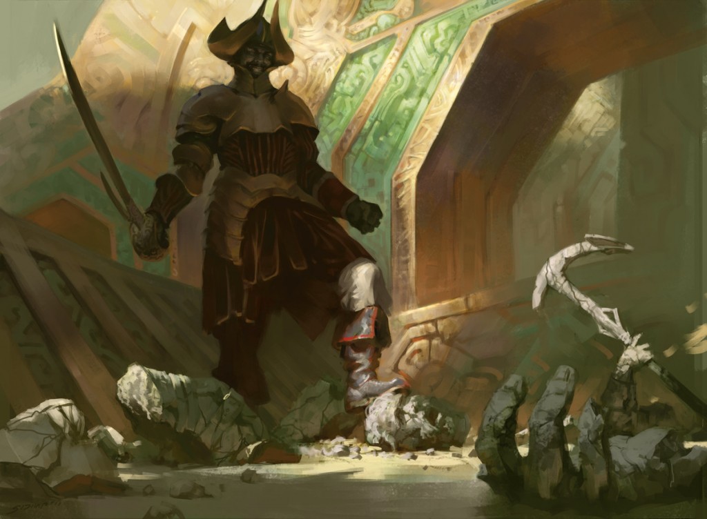 Vraska’s Conquistador MtG Art from Rivals of Ixalan Set by Sidharth ...