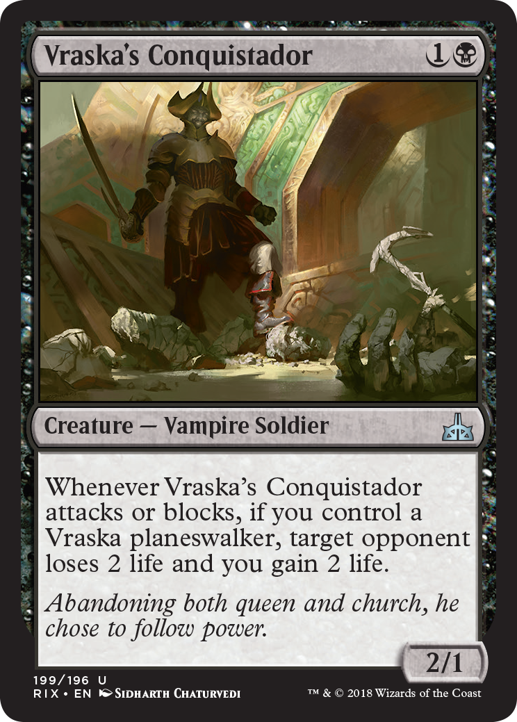 Vraska’s Conquistador MtG Art from Rivals of Ixalan Set by Sidharth ...