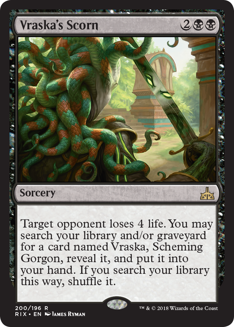 Vraska’s Scorn MtG Art from Rivals of Ixalan Set by James Ryman - Art ...