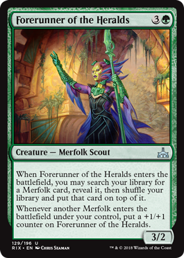 Forerunner of the Heralds MtG Art from Rivals of Ixalan Set by Chris ...