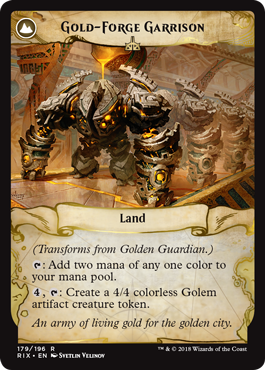 Gold-Forge Garrison MtG Art from Rivals of Ixalan Set by Svetlin ...