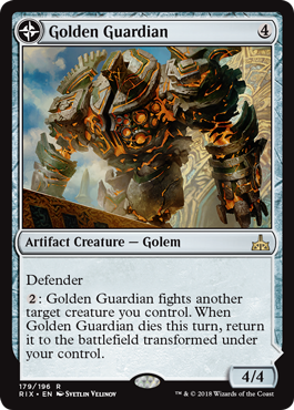 Golden Guardian MtG Art from Rivals of Ixalan Set by Svetlin Velinov ...