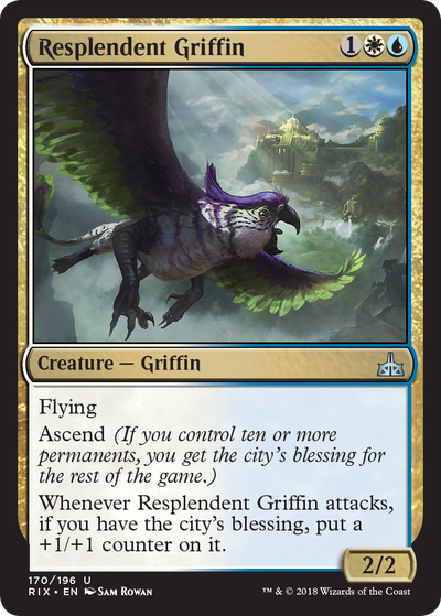 Resplendent Griffin MtG Art from Rivals of Ixalan Set by Sam Rowan ...