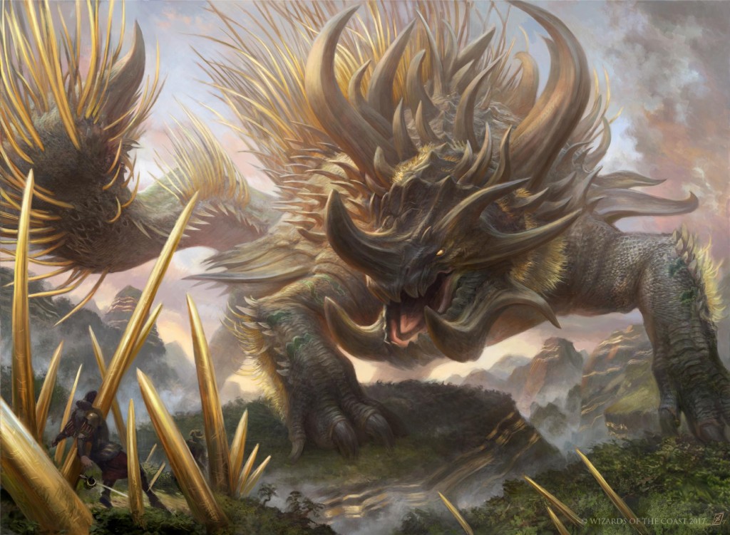 Tetzimoc, Primordial Death MtG Art from Rivals of Ixalan Set by Zack ...