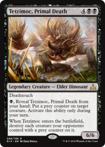 Tetzimoc, Primordial Death MtG Art from Rivals of Ixalan Set by Zack ...