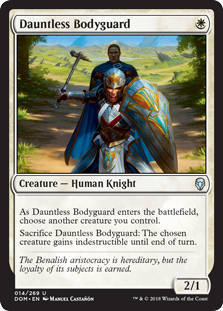 Dauntless Bodyguard MtG Art from Dominaria Set by Manuel Castañón - Art ...