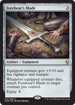 Forebear's Blade MtG Art from Dominaria Set by Scott Murphy - Art of ...