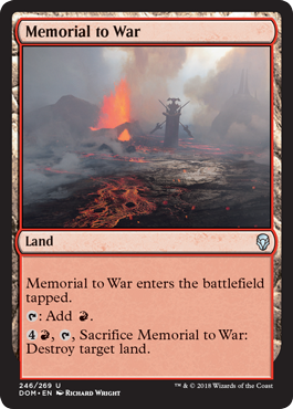 Memorial to War MtG Art from Dominaria Set by Richard Wright - Art of ...