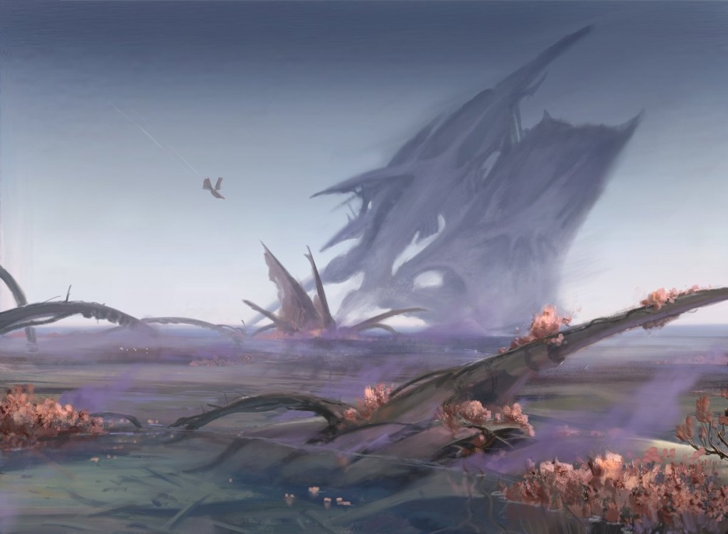 Swamp MtG Art from Dominaria Set by Titus Lunter - Art of Magic: the ...