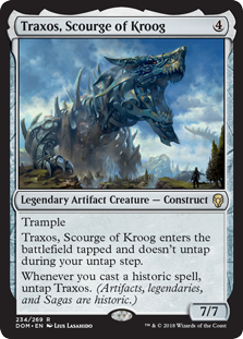 Traxos, Scourge of Kroog MtG Art from Dominaria Set by Lius Lasahido ...