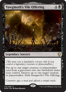 Yawgmoth's Vile Offering MtG Art from Dominaria Set by Noah Bradley ...