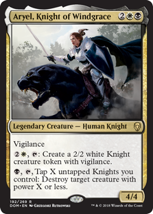 Aryel, Knight of Windgrace MtG Art from Dominaria Set by Grzegorz ...