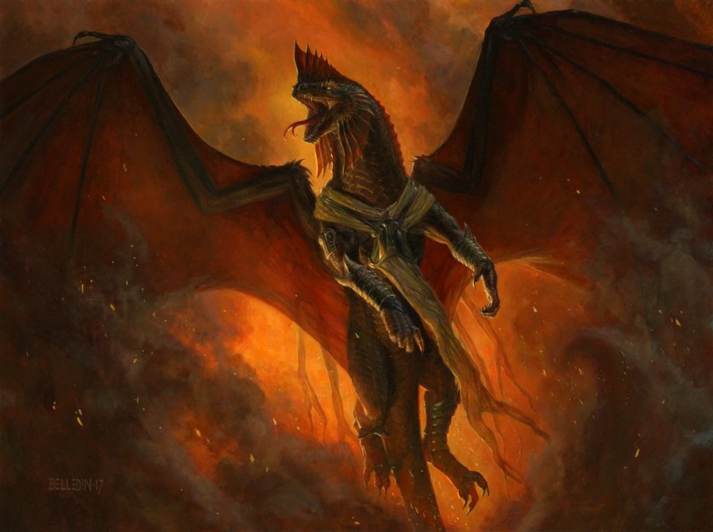 Vaevictis Asmadi, the Dire MtG Art from Core Set 2019 Set by Steven ...