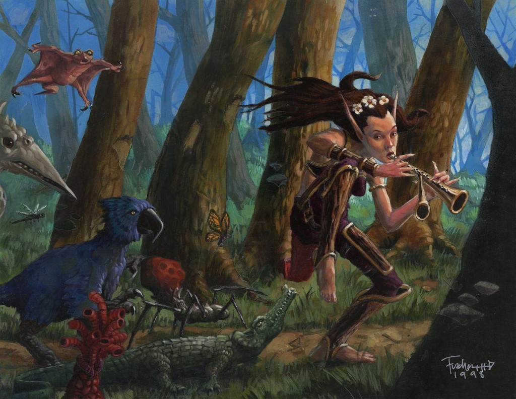 Elvish Piper MtG Art from Urza's Destiny Set by Scott M. Fischer - Art ...
