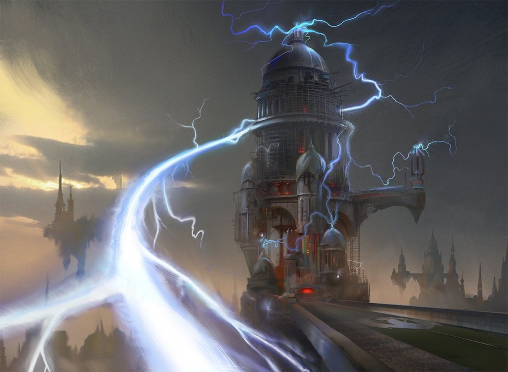 Beacon Bolt MtG Art from Guilds of Ravnica Set by Titus Lunter - Art of ...
