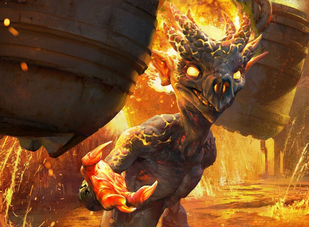 Smelt-Ward Ignus MtG Art from Ravnica Allegiance Set by Jehan Choo ...