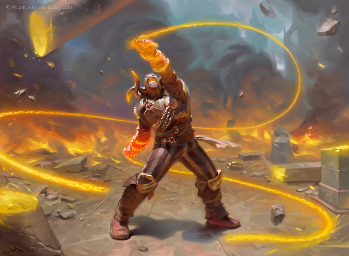 Angrath's Rampage MtG Art from War of the Spark Set by Victor Adame ...