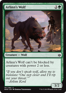 Arlinn's Wolf MtG Art from War of the Spark Set by Kimonas Theodossiou ...