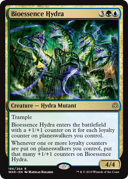 Bioessence Hydra MtG Art from War of the Spark Set by Mathias Kollros ...