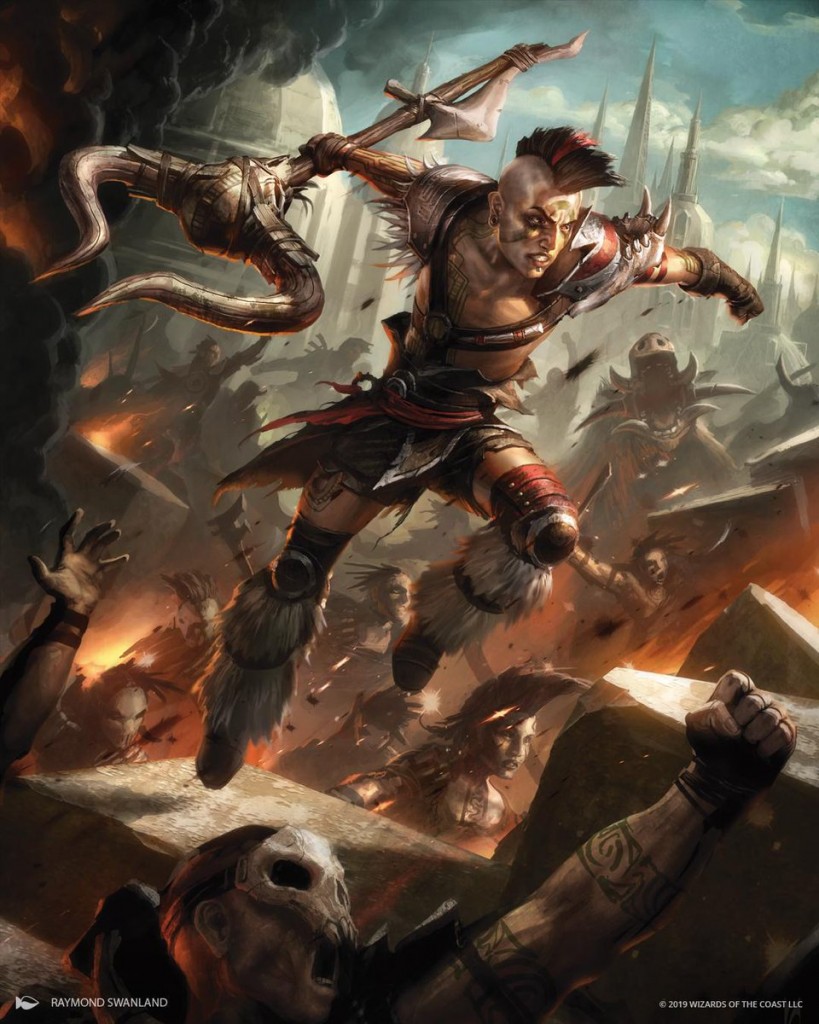 Domri, Anarch of Bolas MtG Art from War of the Spark Set by Raymond ...