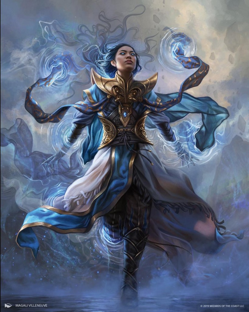 Narset, Parter of Veils MtG Art from War of the Spark Set by Magali Villeneuve - Art of Magic ...