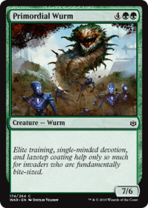 Primordial Wurm MtG Art from War of the Spark Set by Svetlin Velinov ...