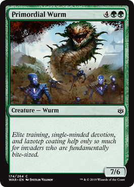 Primordial Wurm MtG Art from War of the Spark Set by Svetlin Velinov ...