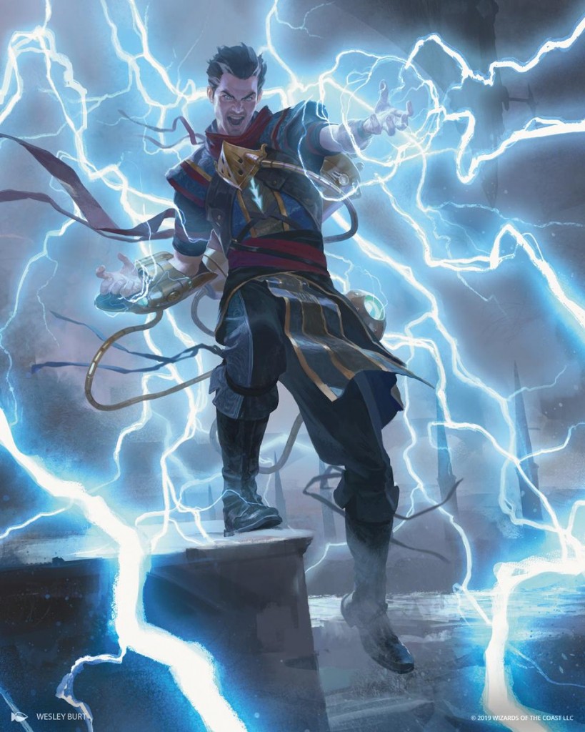 Ral, Storm Conduit MtG Art from War of the Spark Set by Wesley Burt ...