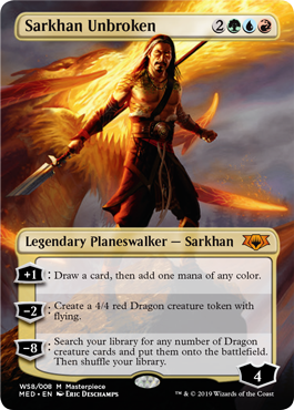 Sarkhan Unbroken (Mythic Edition) MtG Art from War of the Spark Set by ...