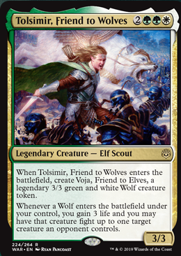 MtG Art: Tolsimir, Friend of Wolves from War of the Spark Set by Ryan ...