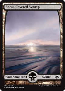 Snow-Covered Swamp MtG Art from Modern Horizons Set by Titus Lunter ...