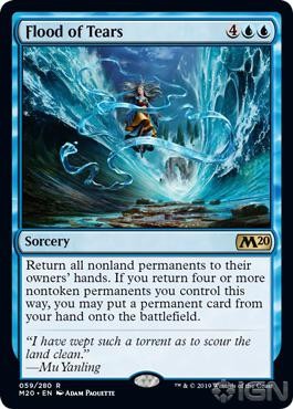 Flood of Tears MtG Art from Core Set 2020 Set by Adam Paquette - Art of ...