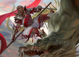 Embereth Skyblazer MtG Art from Throne of Eldraine Set by Daarken - Art ...