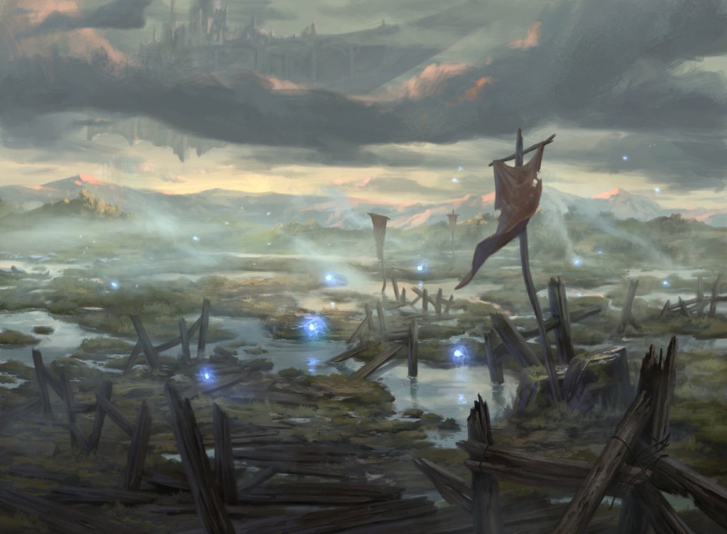 Magic The Gathering Land Art Swamp