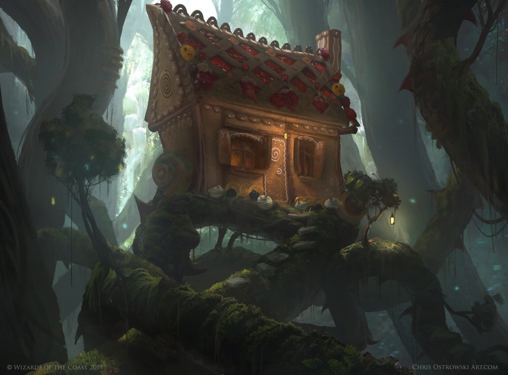 Gingerbread Cabin MtG Art from Throne of Eldraine Set by Chris ...
