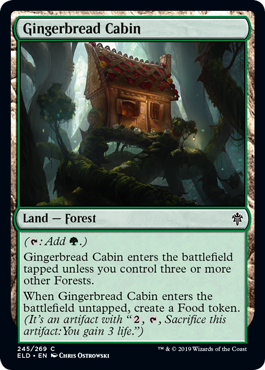 Gingerbread Cabin MtG Art from Throne of Eldraine Set by Chris ...