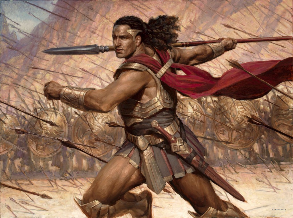 Haktos the Unscarred MtG Art from Theros Beyond Death Set by Ryan ...