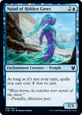 Naiad of Hidden Coves MtG Art from Theros Beyond Death Set by Kieran ...